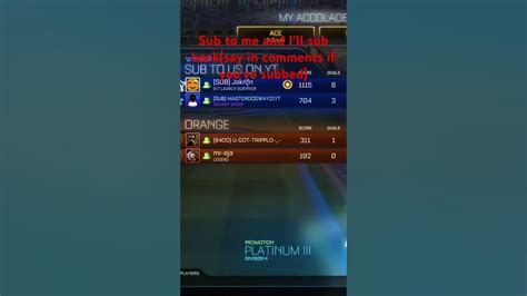 Plat 3 Rl Plat2 Rocketleague Youtube