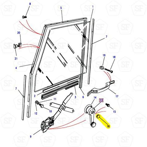 Cap For Door Window Winder Handle Up To 1994