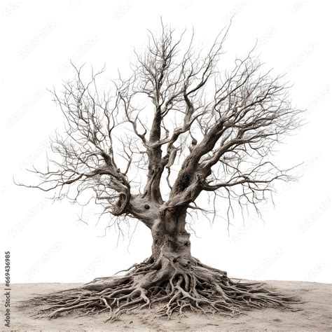 Dry Tree Without Leaves On A Transparent Background Stock Photo Adobe Stock