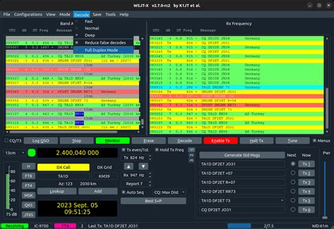 Wsjt X Improved Supports Full Duplex Software Amsat Dl Forum