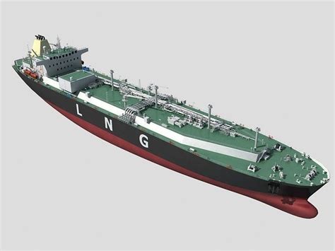 Lng Ship 3d Model Cgtrader