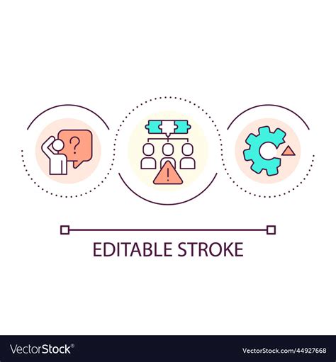 Communication Issues In Dev Team Loop Concept Icon