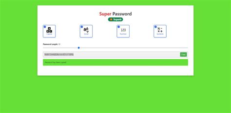 Superpassword Strong Password Generator By Rohitchouhan Codester