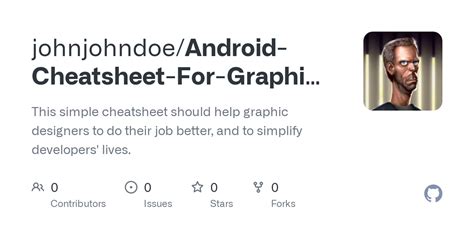 Github Johnjohndoe Android Cheatsheet For Graphic Designers This Simple Cheatsheet Should