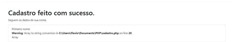 Erro De Array To String Conversion Php Strings Operações E