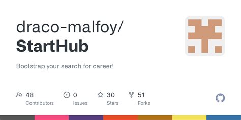 Github Draco Malfoystarthub Bootstrap Your Search For Career