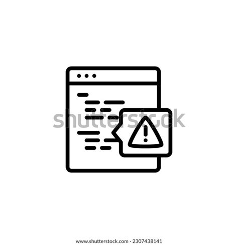 alert debugging error identifying fixing errors stock vector royalty