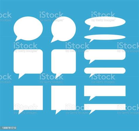 토크 버블 음성 거품 표지판 아이콘 세트의 벡터 세트입니다 대화 풍선 문자 기호에 대한 스톡 벡터 아트 및 기타 이미지 대화 풍선 문자 기호 온라인 채팅 말풍선 벡터