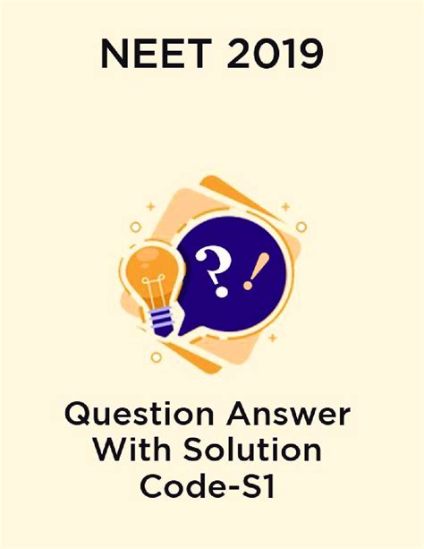 download neet 2019 question answer with solution code s1 by panel of
