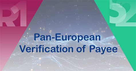 Pan European Verification Of Payee Delivery On Track Eba Clearing