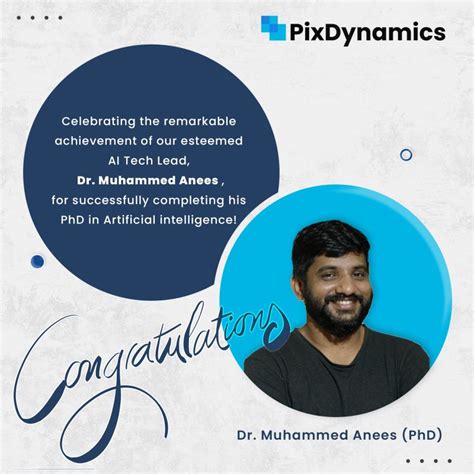 pixl ai on linkedin congratulations doctorate ai achievement teampixl