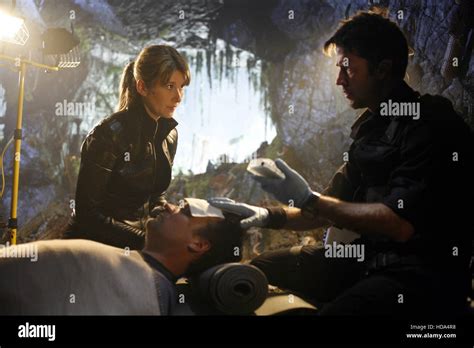 Stargate Atlantis From Left Jewel Staite David Hewlett Joe