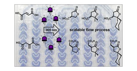 Continuous Flow Preparation Of γ Butyrolactone Scaffolds From Renewable