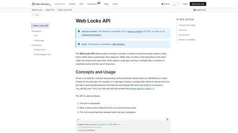 Web Locks Api Solving Oauth Refresh Token Race Conditions And Cross Tab Resource Management