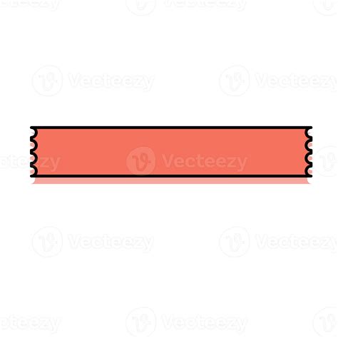 Red Lower Third Design Element PNG
