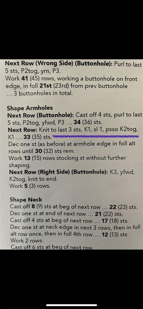 Confusing Instructions R Knitting