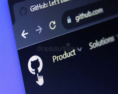 Github Company Website Logo Editorial Photography Image Of Control Company 299238542