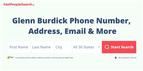 Glenn Burdick Phone Number Address Email And More