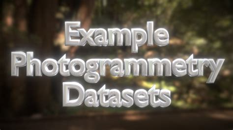 Example Photogrammetry Datasets Free Download Free 3d Model By