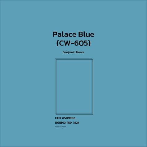 Palace Blue Cw 605 Complementary Or Opposite Color Name And Code 5d9fb6