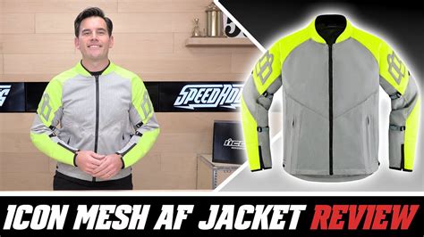 Icon Mesh Af Jacket Review At Youtube