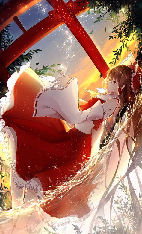 Azure Silan Hakurei Reimu Touhou Absurdres Bad Id Bad Pixiv Id