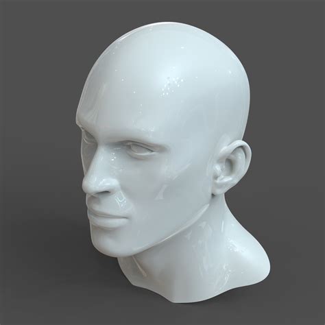 Artstation Cad Friendly Man Head Model M1p1d0v1head
