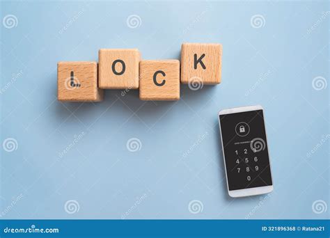 Mobile Phone Security Code Password Or Lock For Personal Online