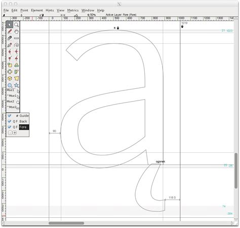 Design With FontForge Diacritics And Accents