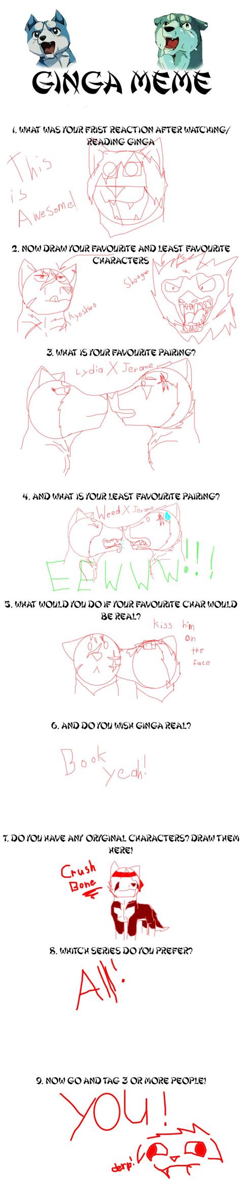 Ginga Meme By Warriorclaws On Deviantart