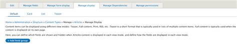 Customizing Content Display In Drupal A Guide To Display Modes Specbee