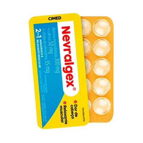 Nevralgex 10 Comprimidos Farmácia Online Drogal