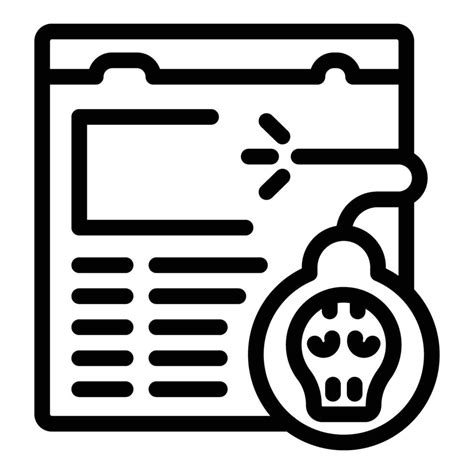 Web Data Network Icon Outline Vector Virus Social Bug 38952782 Vector Art At Vecteezy