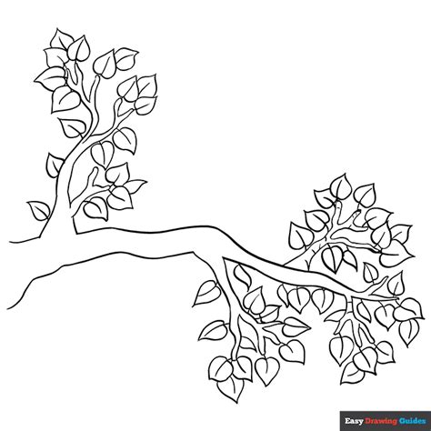 Printable Large Tree Branch