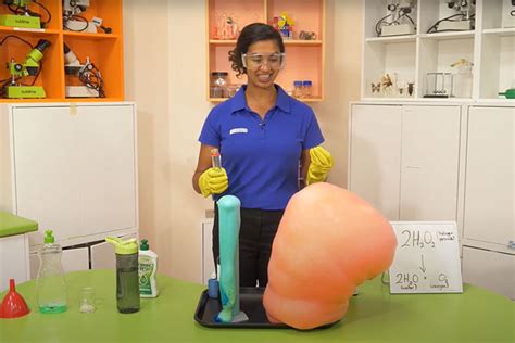 Elephants Toothpaste Explosion Experiment At Home Scitech