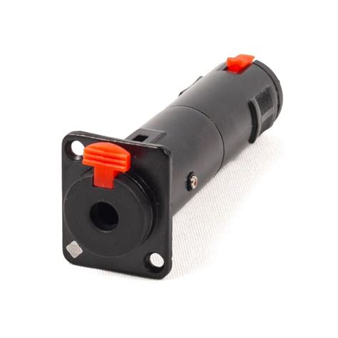 Chk Jack To Jack Female To Female Feedthrough Adapter Black Chassis