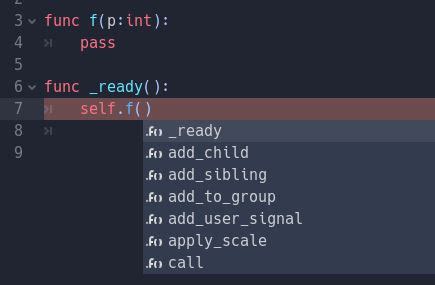 Gdscript Auto Completion Bugs Issue Godotengine Godot Github