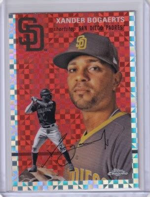 Xander Bogaerts 2023 Topps Chrome Platinum X Fractor Padres 150