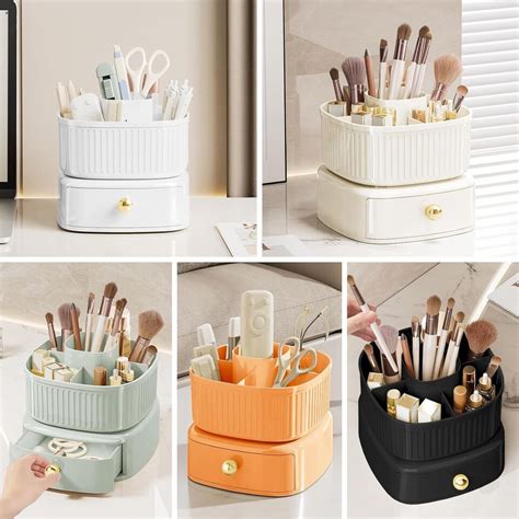 Dasiton Stackable Makeup Organizermakeup Brush Holder With White Ebay