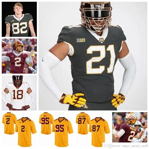 Mejor Precio En A Granel Ncaa Minnesota Golden Gophers Football Jerseys