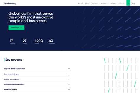 Taylor Wessing Law And Legal