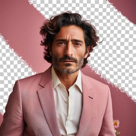 Premium Psd Market Research Analyst Wistful Middle Aged Man In Pastel