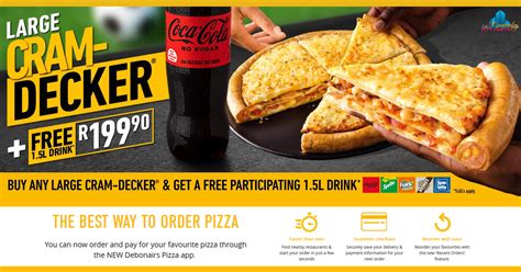 Large Cram Decker Promotion Debonairs • Kimberley Portal
