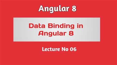 Angular Tutorial Part Data Binding In Angular YouTube