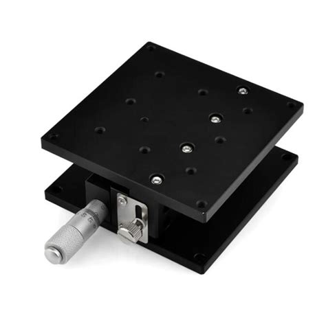 Z Axis X Mm Adjustable Precision Manual Linear Stage High Load For Automation Sliding Linear