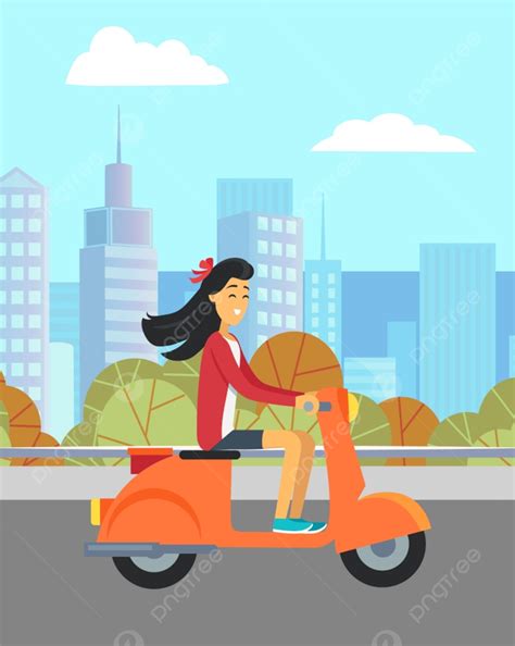 Girl Riding Motorbike Background Images Hd Pictures And Wallpaper For