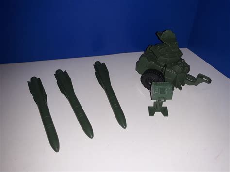 Vintage 1982 Gi Joe Mms Mobile Missile System Parts Lot Stand 3