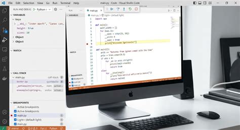Visual Studio Code Editor Interface Showing The Debug Panel On The Left