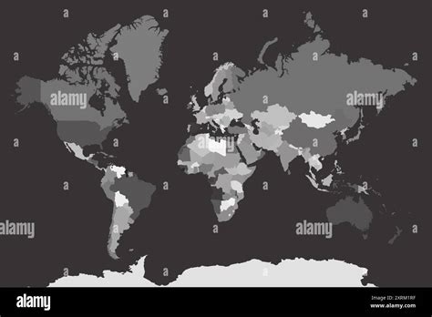 Map Of The World Vector Stock Vector Image And Art Alamy