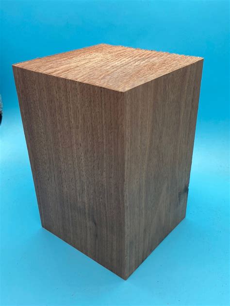 Black Walnut Block Bw445x 4 7 X 4 7 X 7 Black Walnuts Color Depth End Grain